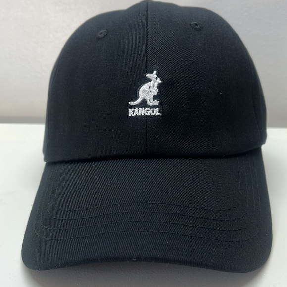 Kangol | Accessories | Nwot Kangol Black Baseball Cap With White ...